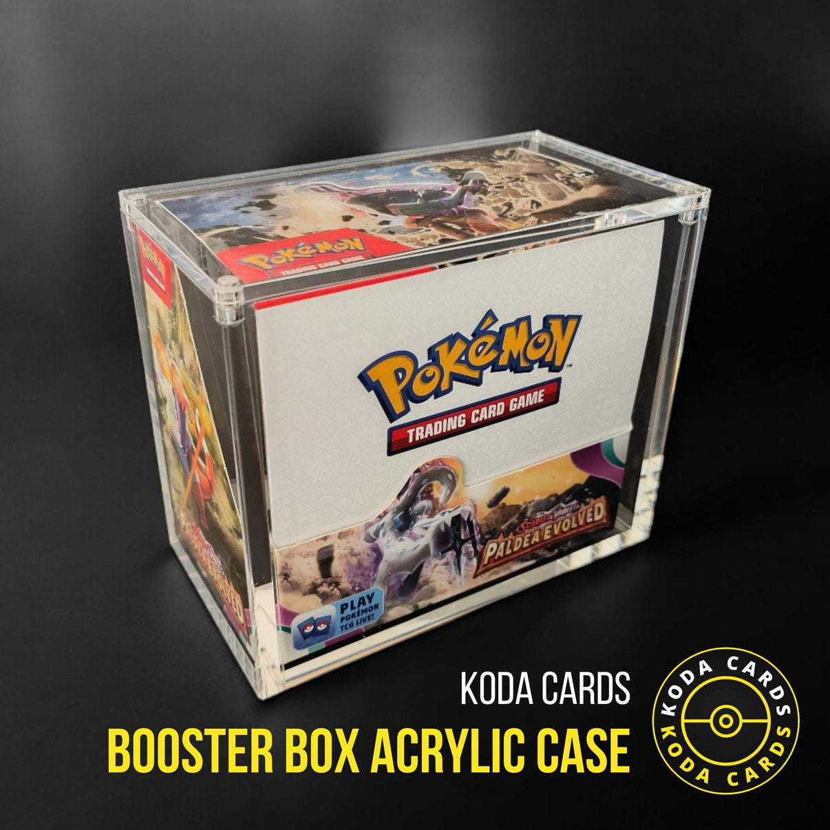 Booster Box Acrylic Case – Jurassic Cards
