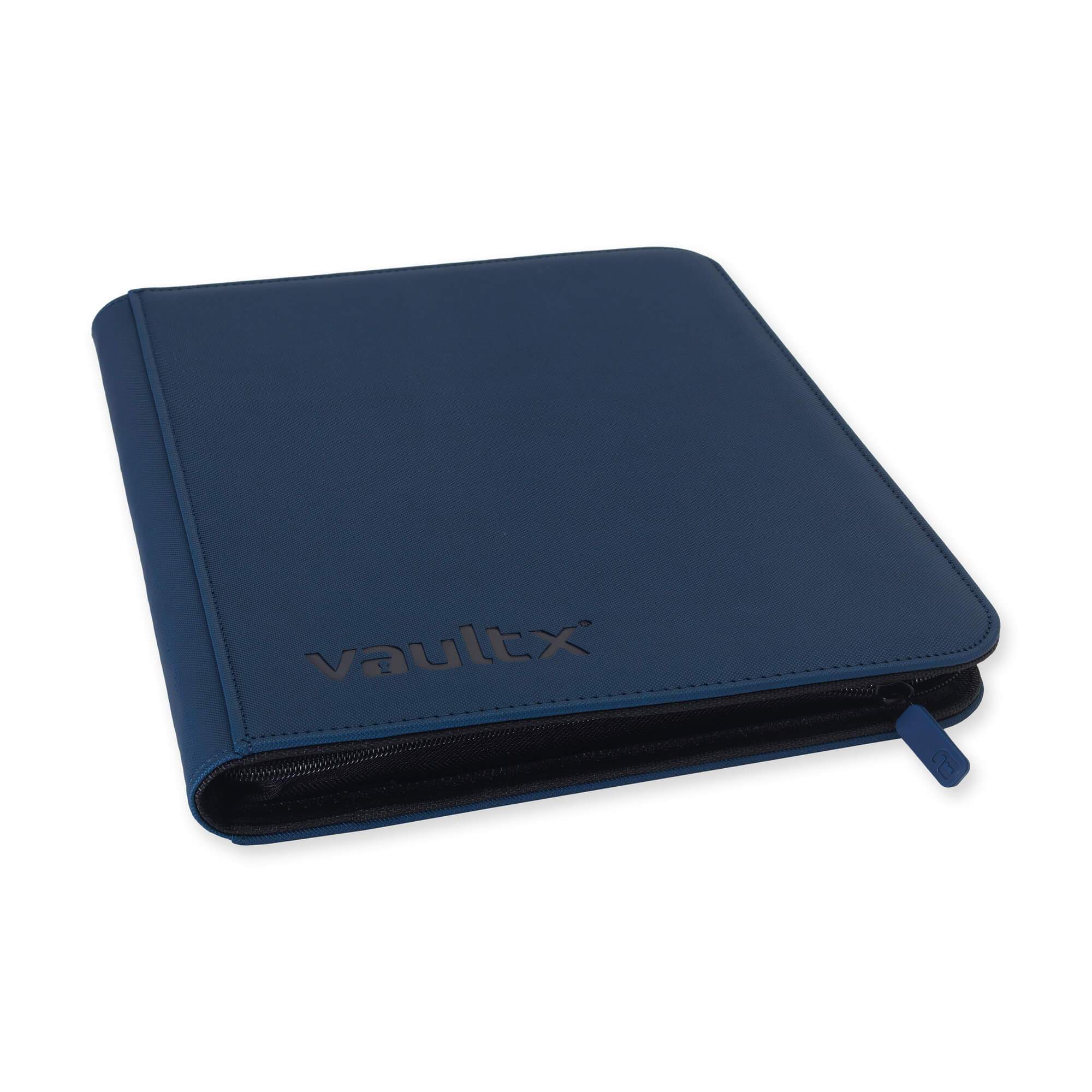 Vault X - 9 Pocket Exo-Tec Zip Binder - Blue – Jurassic Cards